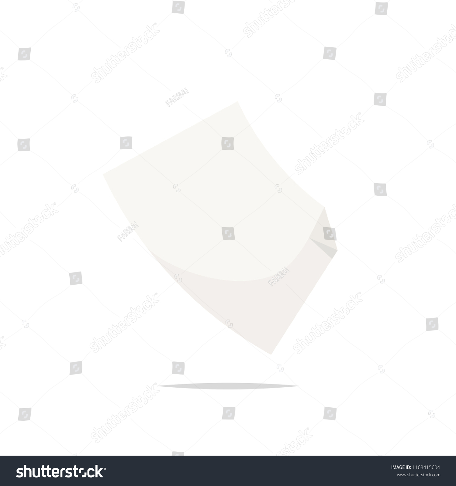 Sheet Paper Vector Stock Vector (Royalty Free) 1163415604 | Shutterstock