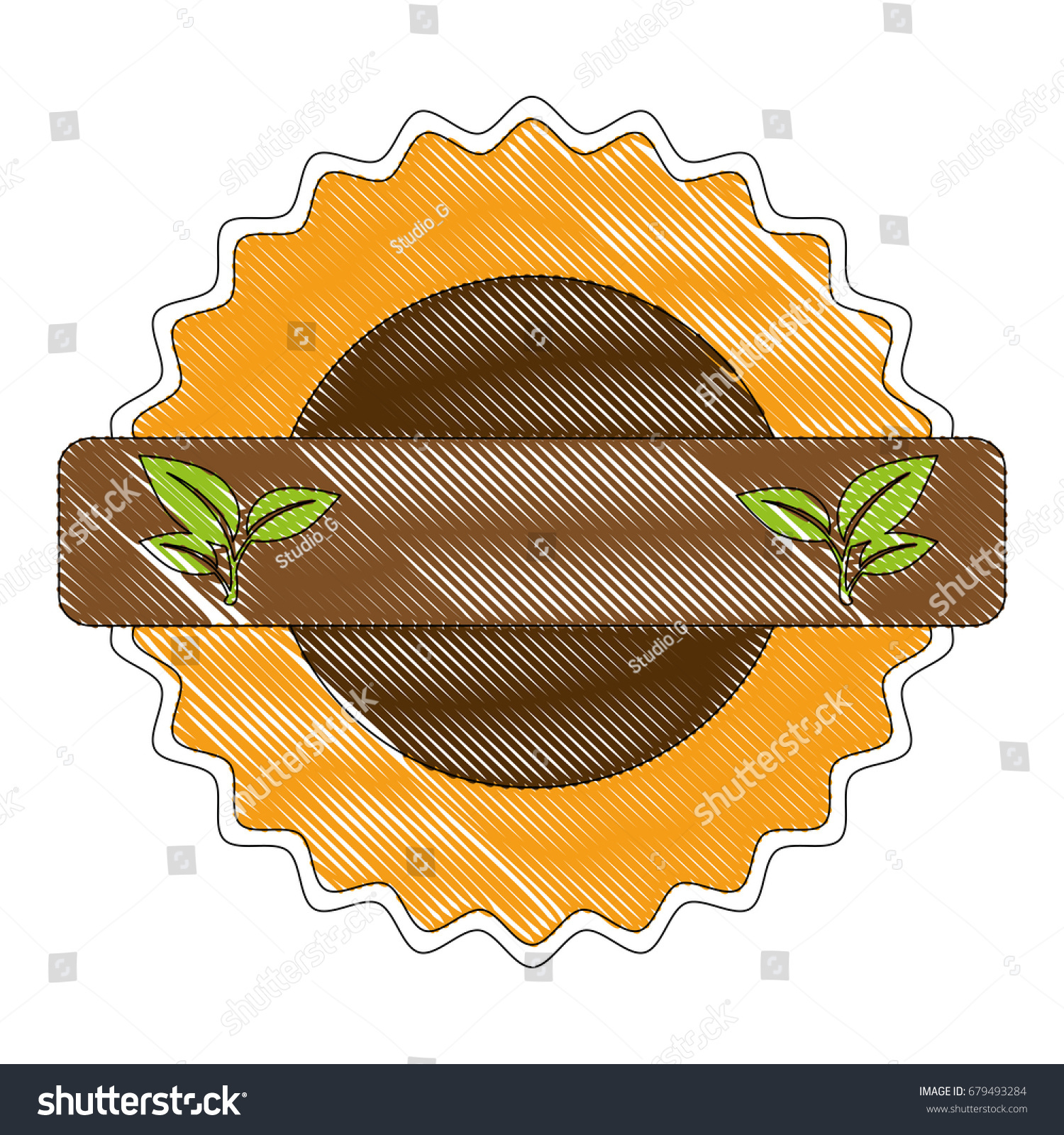 Sheet Tree Round Icon Stock Vector (Royalty Free) 679493284 | Shutterstock