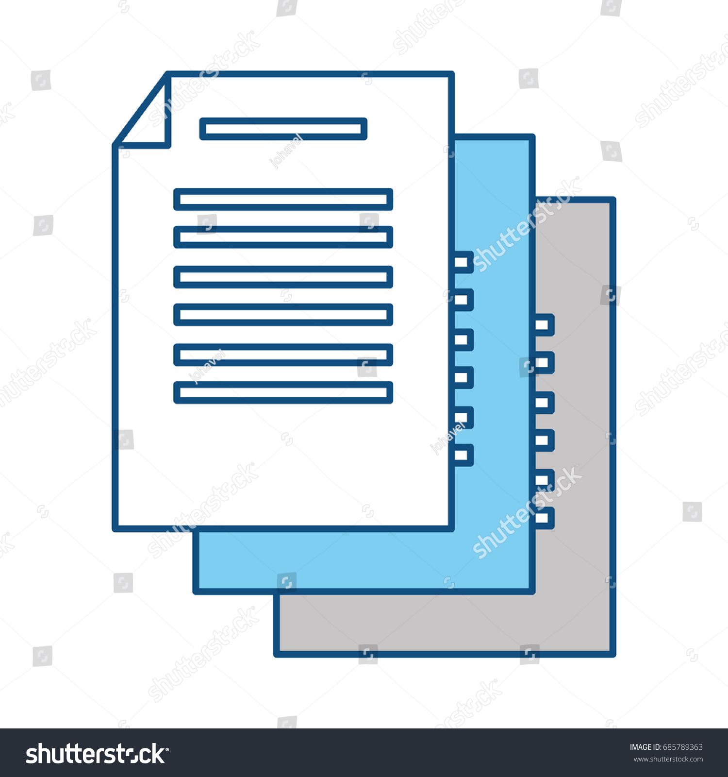 Sheet Bent Corner Stock Vector (Royalty Free) 685789363 | Shutterstock