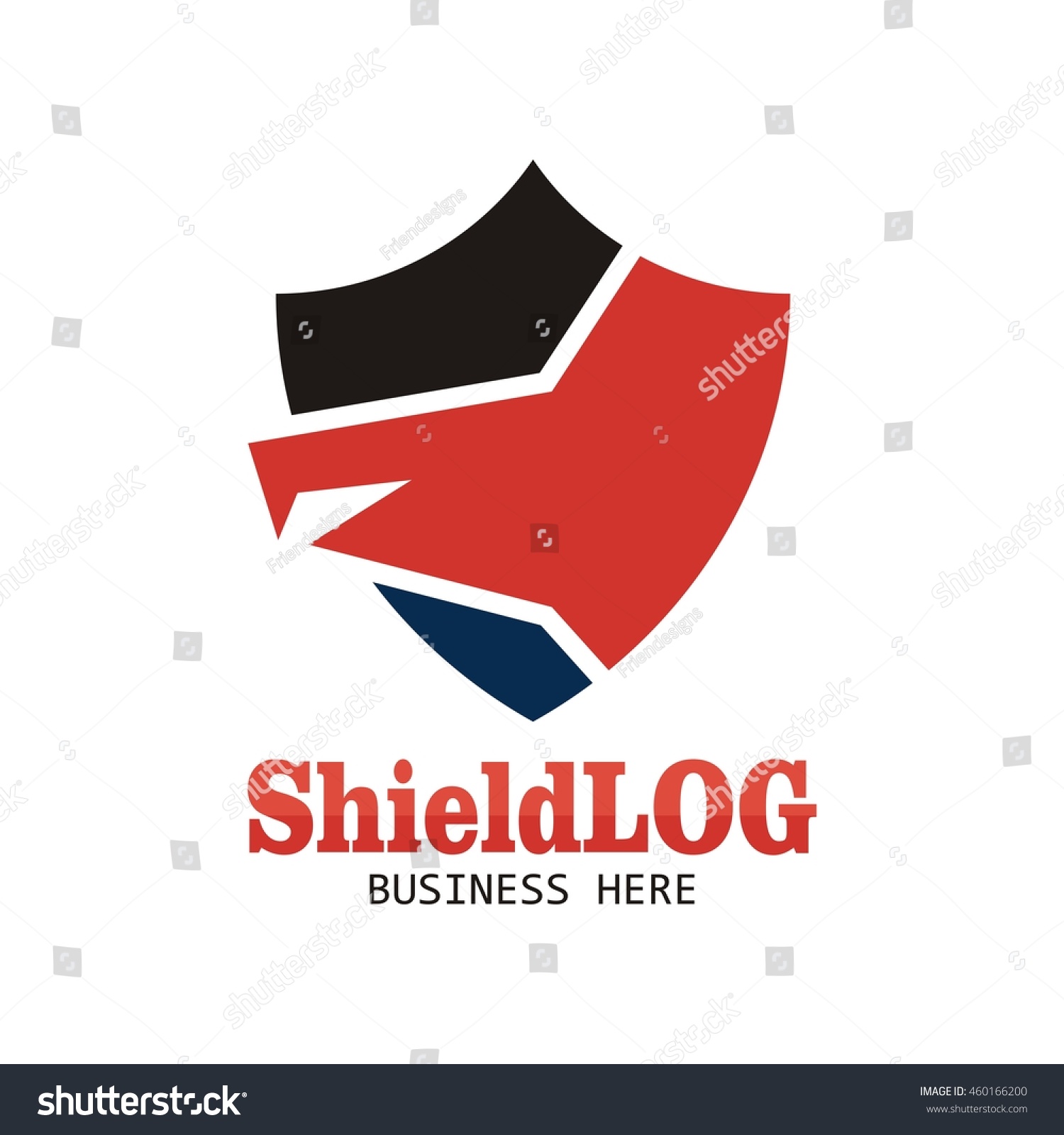 Shield Guard Logo Design Vector Security Stock Vector (Royalty Free ...