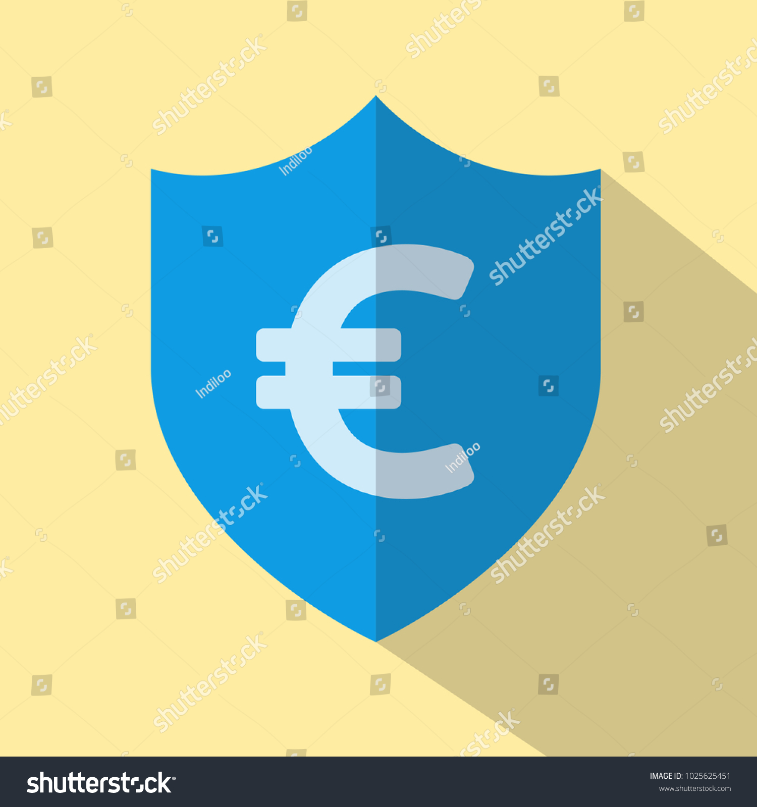 Shield Icon European Data Security Concept Stock Vector (Royalty Free ...