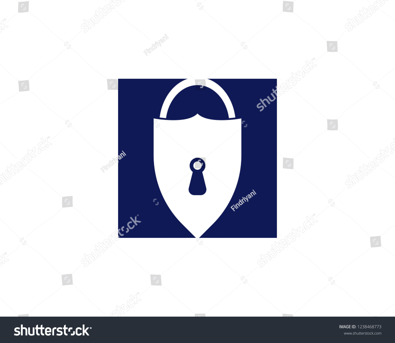 Shield Key Logo Template Stock Vector (Royalty Free) 1238468773 ...