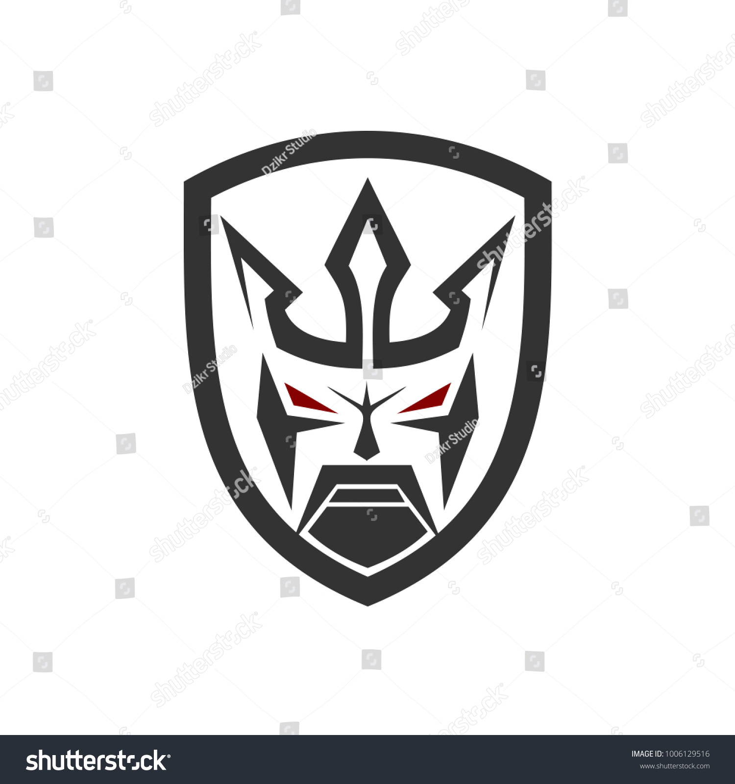 Shield King Logo Stock Vector (Royalty Free) 1006129516