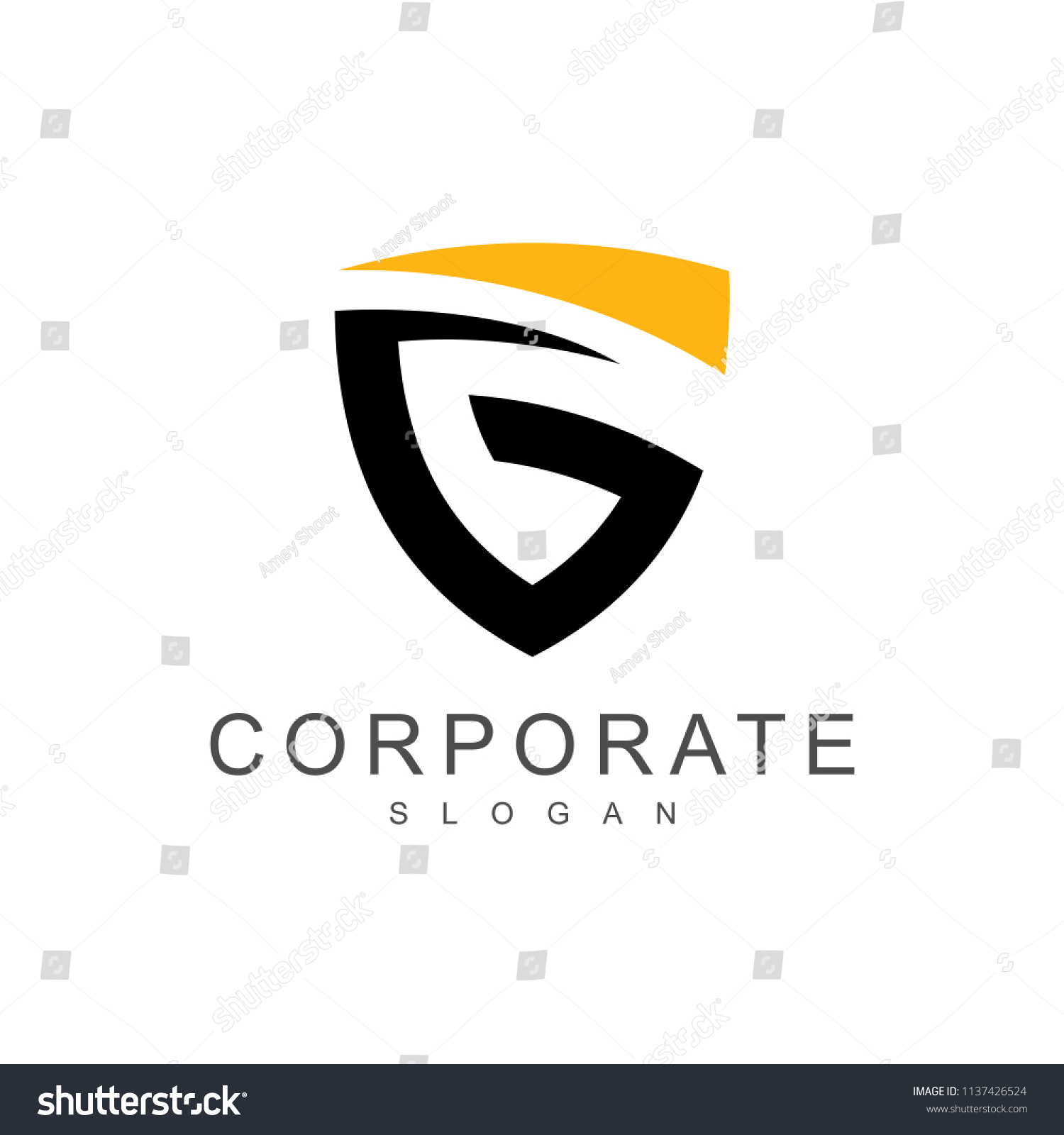 Shield Letter G Logo Template Stock Vector (Royalty Free) 1137426524 ...