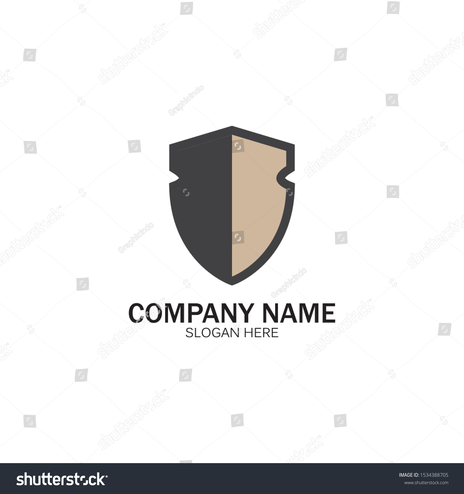 Shield Logo Design Vectorshield Emblem Logo Stock Vector (Royalty Free ...