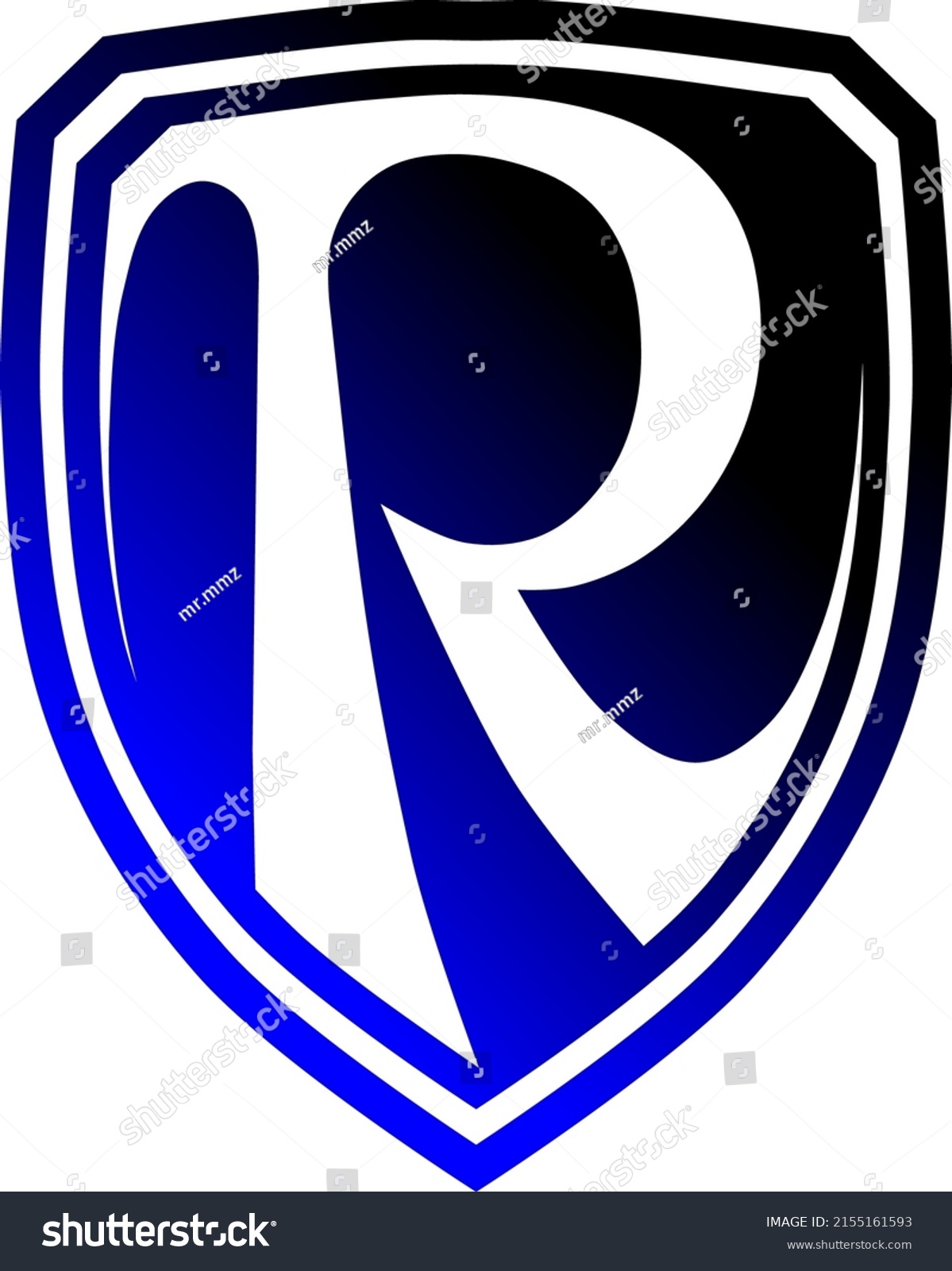Shield Logo R Vector Stock Vector (Royalty Free) 2155161593 | Shutterstock