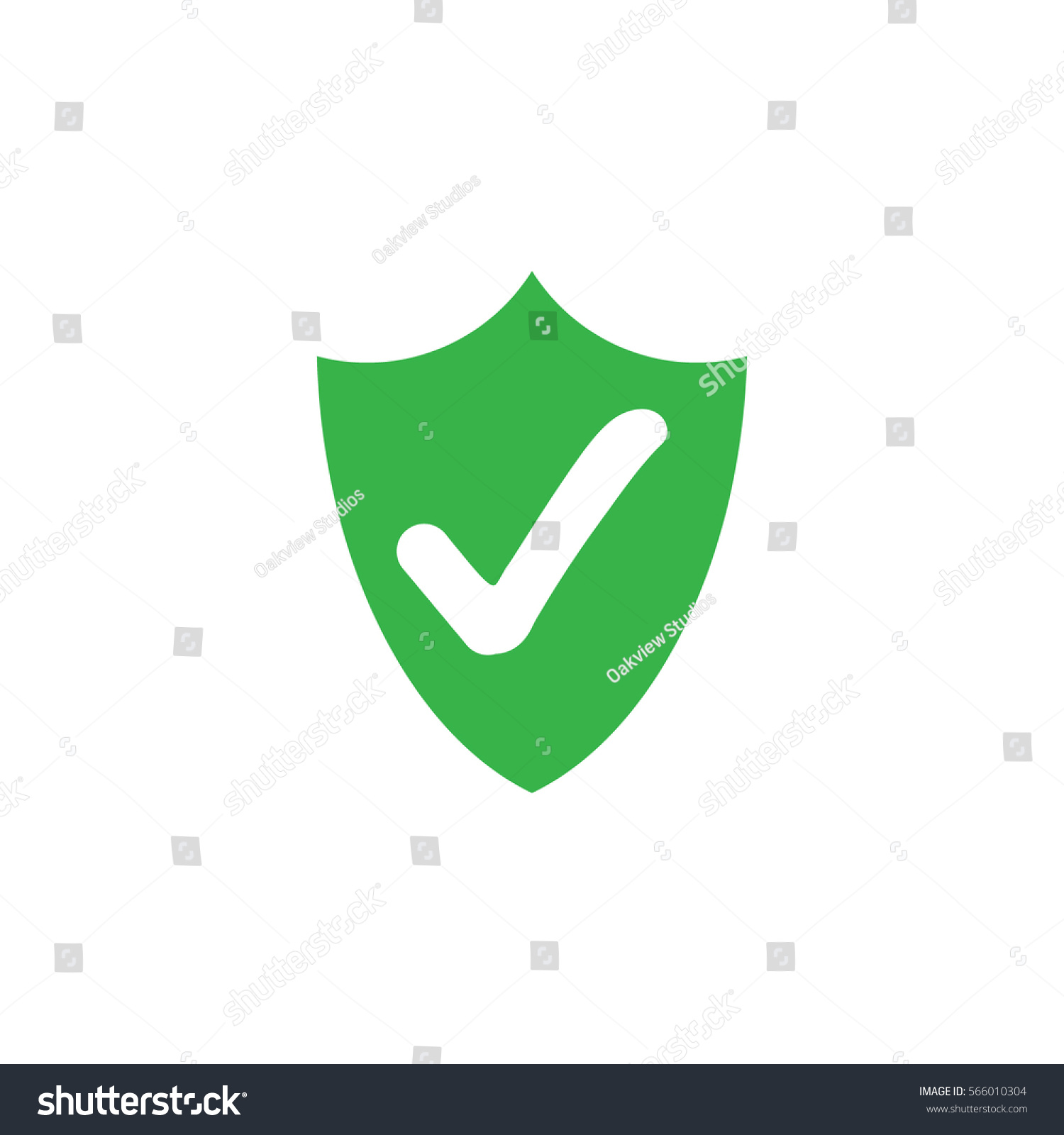 Shield Tick Mark Logo Icon Design Stock Vector (Royalty Free) 566010304 ...