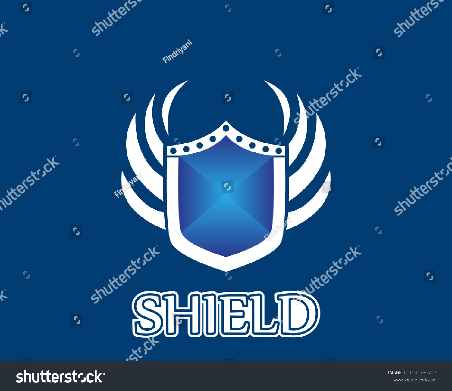 Shield War Icon Symbol Logo Vector Stock Vector (Royalty Free ...