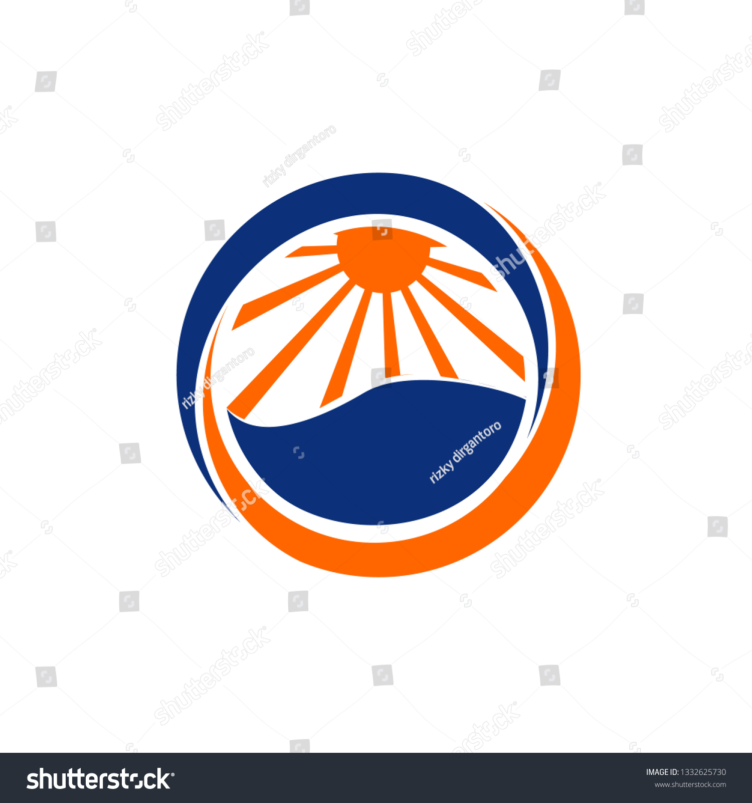 Shine Bright Sun Logo Icon Vector Stock Vector (Royalty Free ...