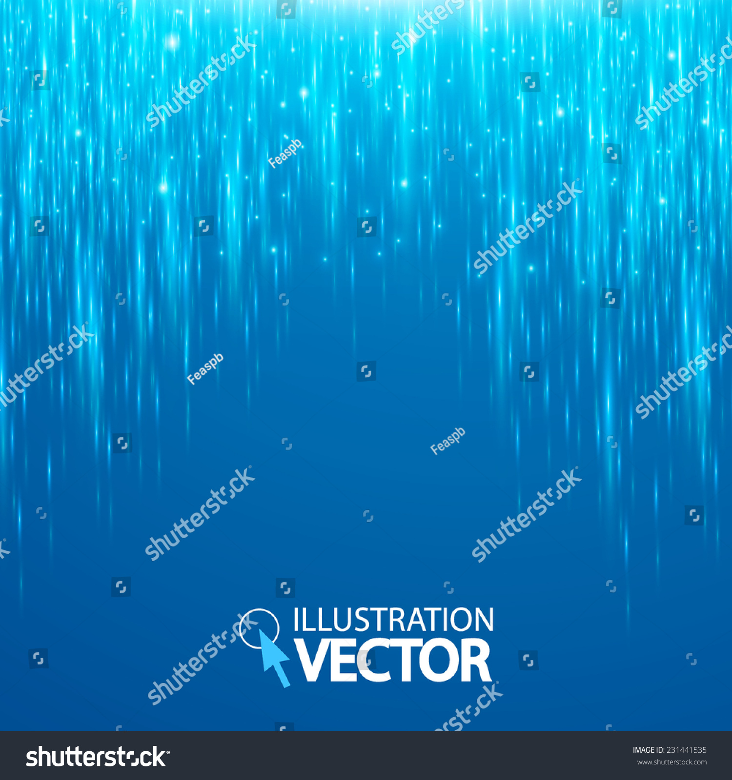 Shining Beam Bokeh Illustration Vector Stock Vector (Royalty Free ...