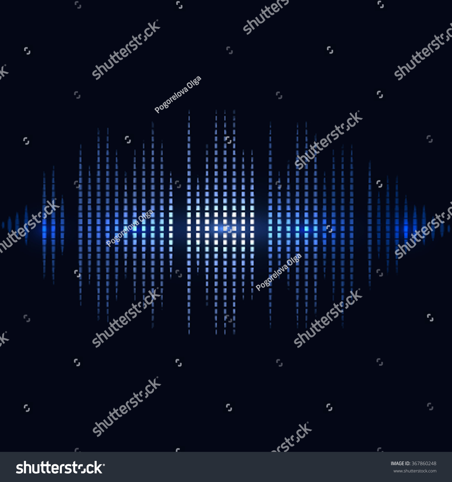 Shining Blue Digital Equalizer Background Flares: เวกเตอร์สต็อก (ปลอด ...