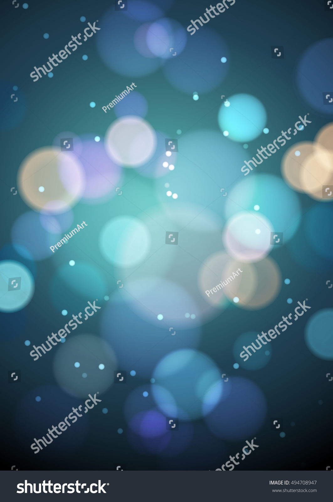 Shining Lights Blue Abstract Background Blur Stock Vector (Royalty Free ...