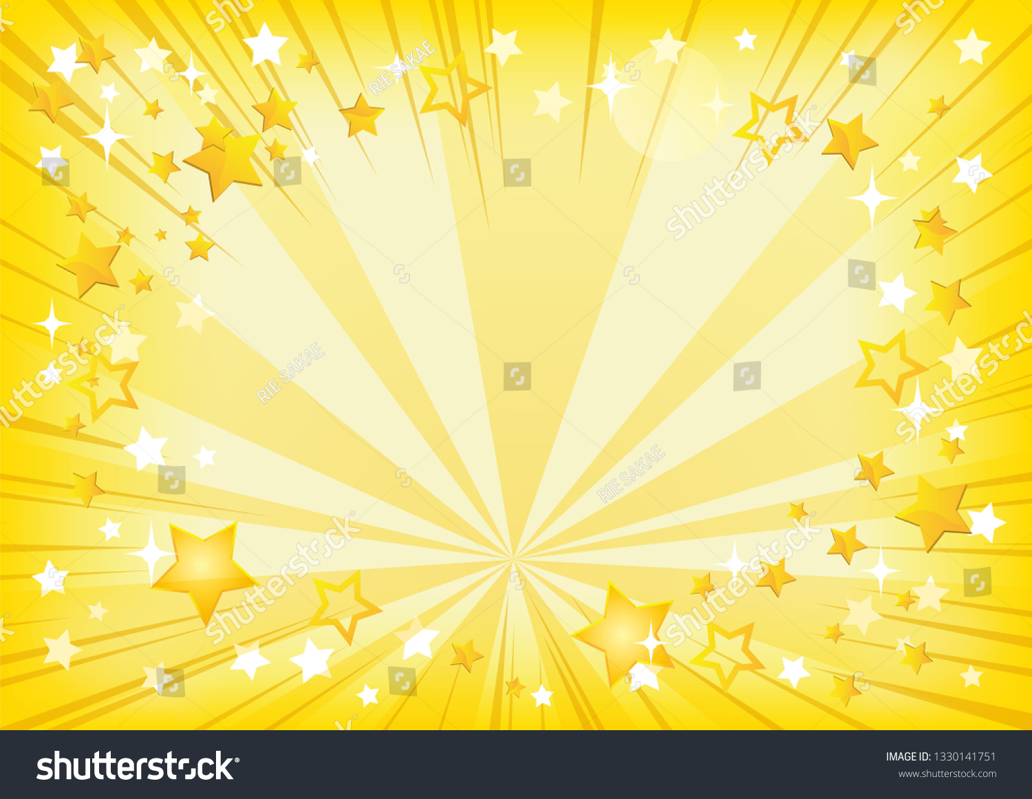 Shining Stars Background Material Stock Vector (Royalty Free) 1330141751