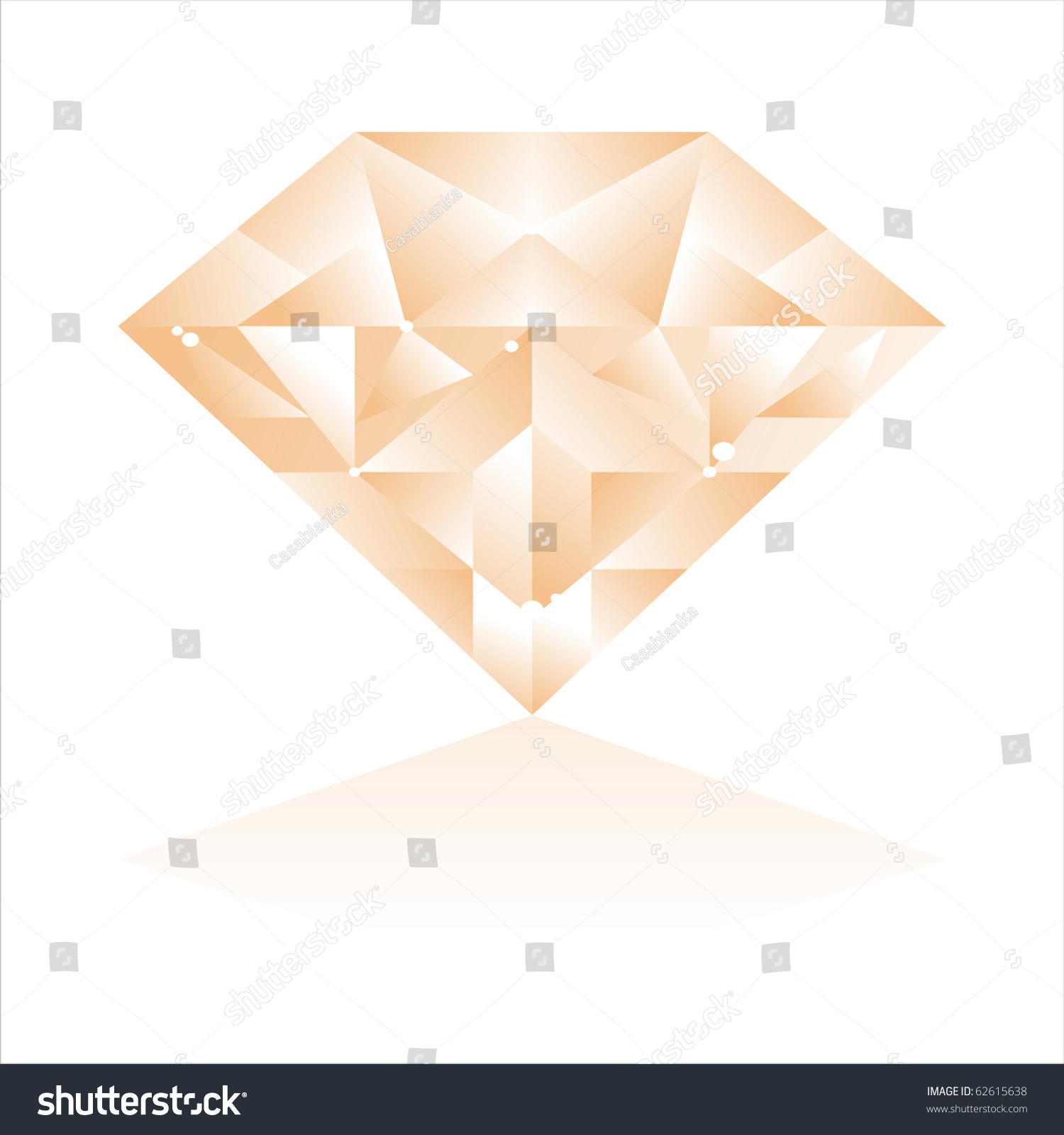 Shiny Diamond: vector de stock (libre de regalías) 62615638 | Shutterstock
