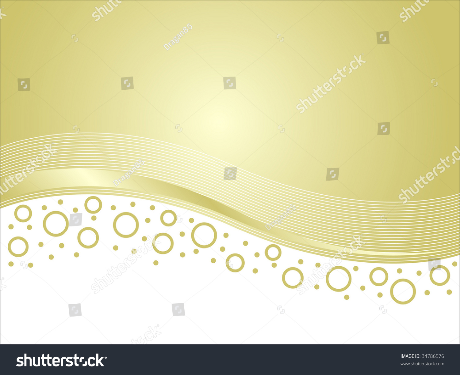 Shiny Gold Abstract Technology Background Vector: vetor stock (livre de ...