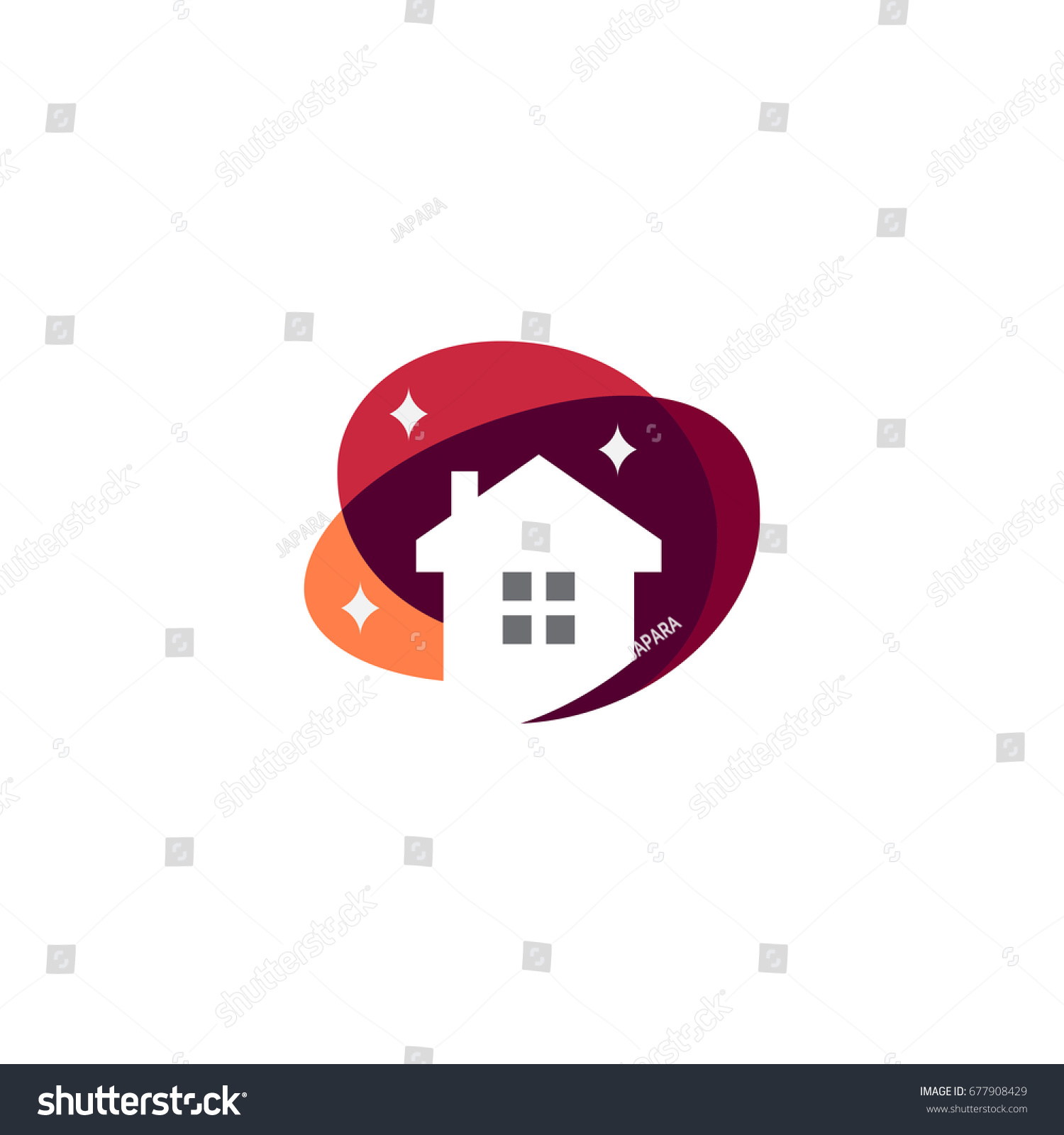 Shiny House Logo Stock Vector (Royalty Free) 677908429 | Shutterstock