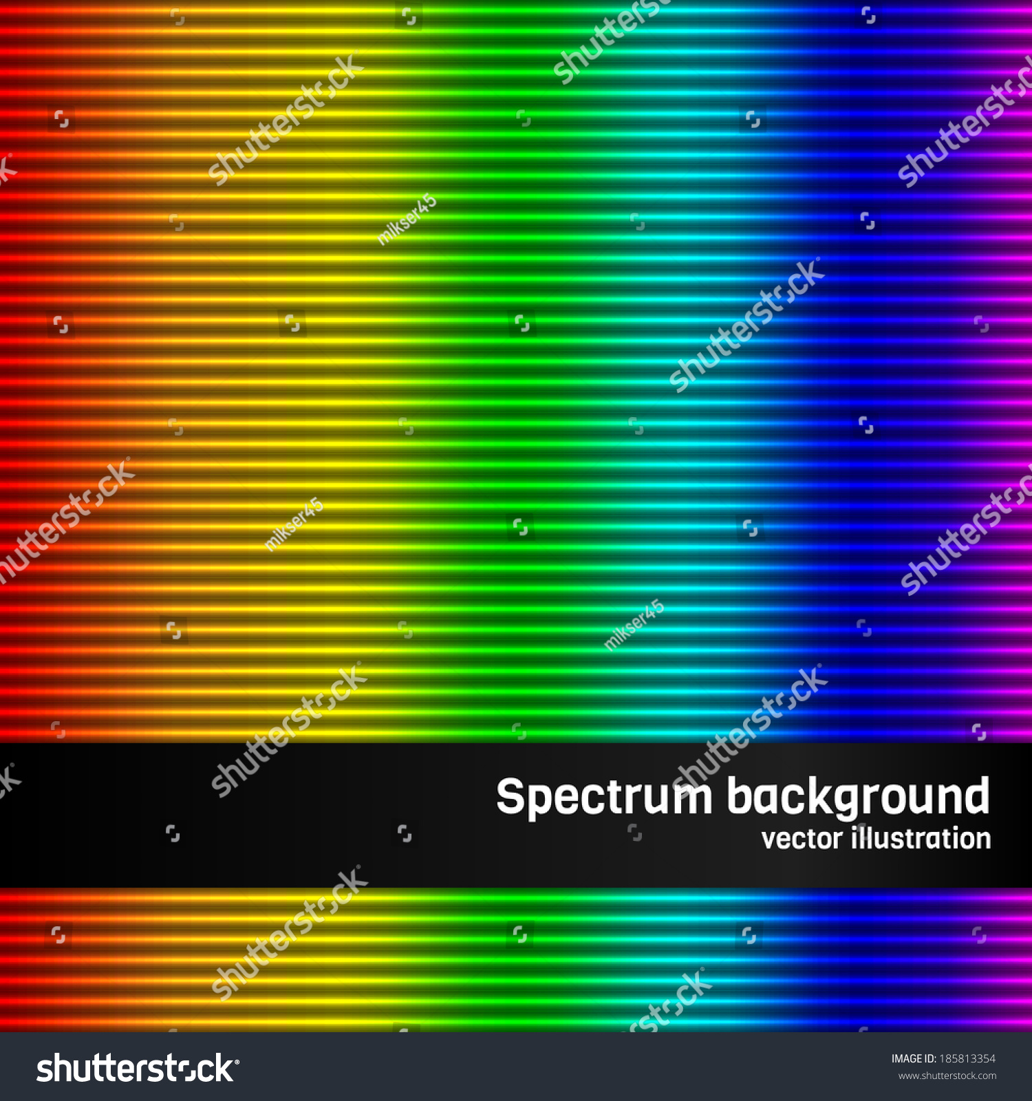 Shiny Spectrum Lines Background Vector Illustration: vector de stock ...