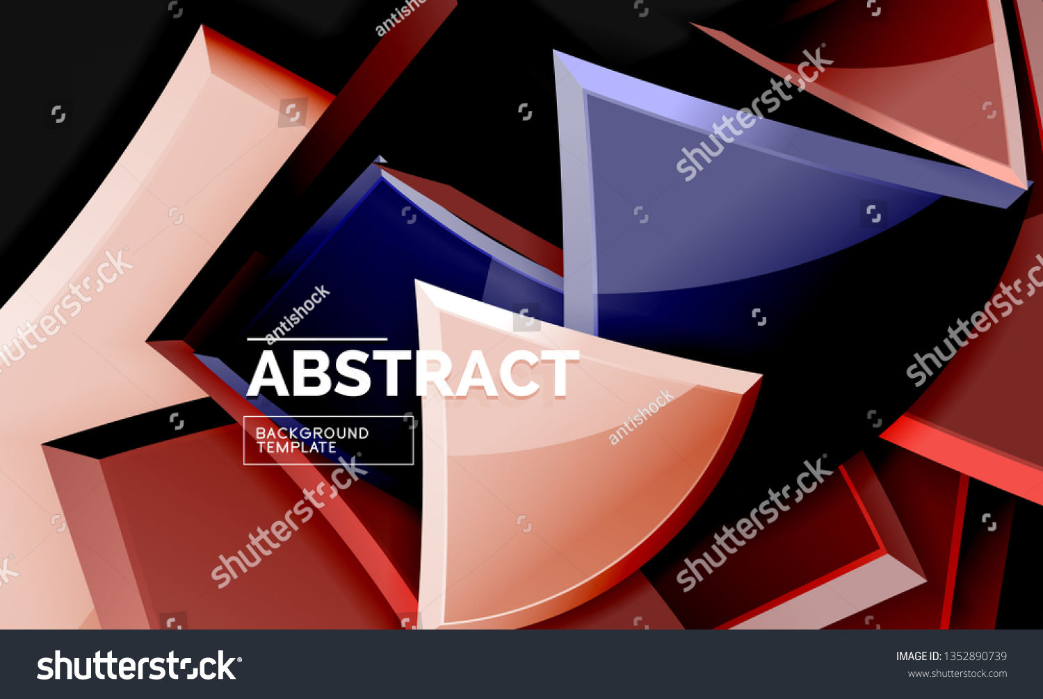 Shiny Style Geometric Background Vector Stock Vector (Royalty Free ...
