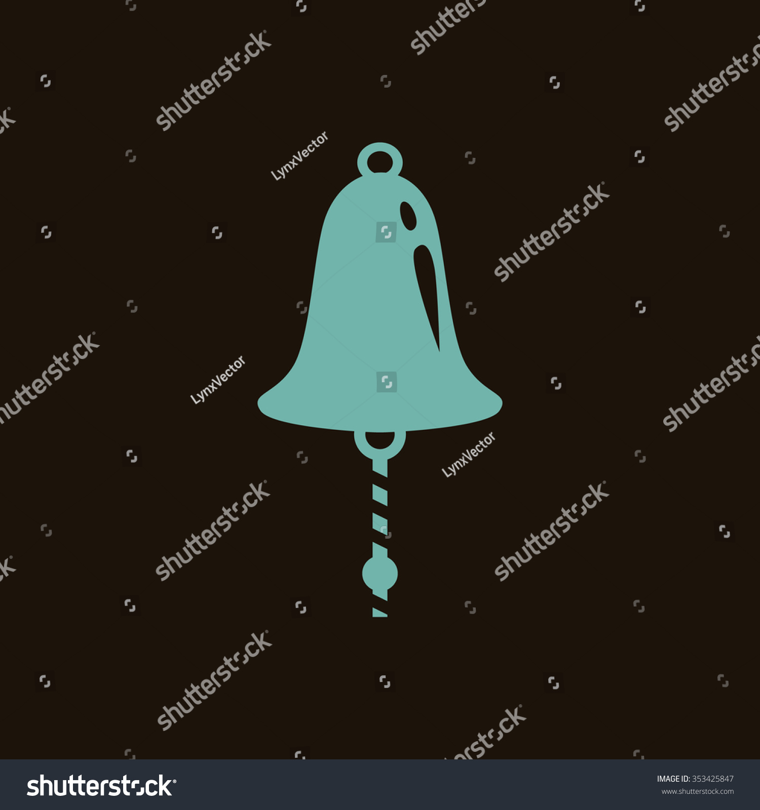 Ship Bell Icon Stock Vector (Royalty Free) 353425847 | Shutterstock
