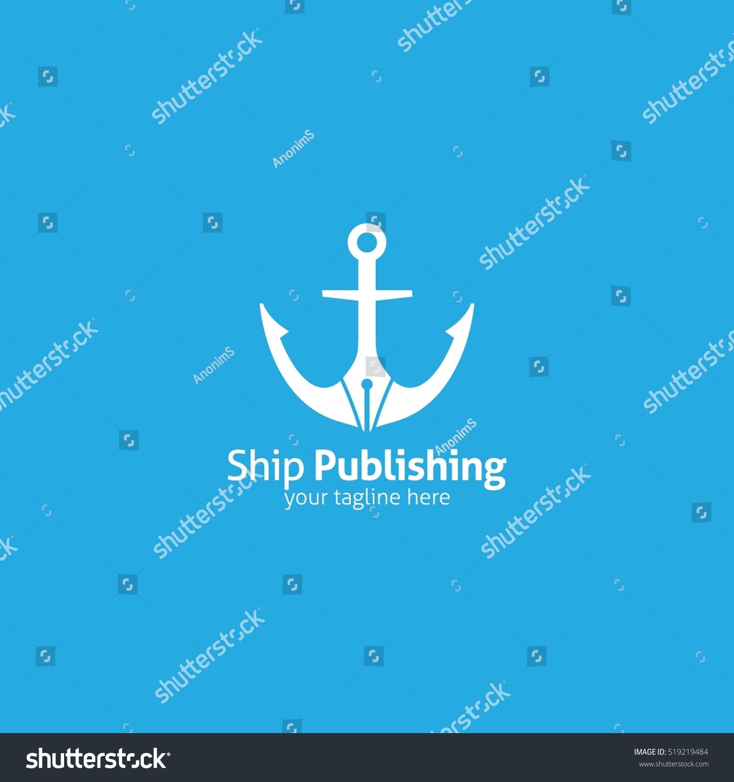 Ship Logo Design Template Ship Logo Stock Vector (Royalty Free) 519219484