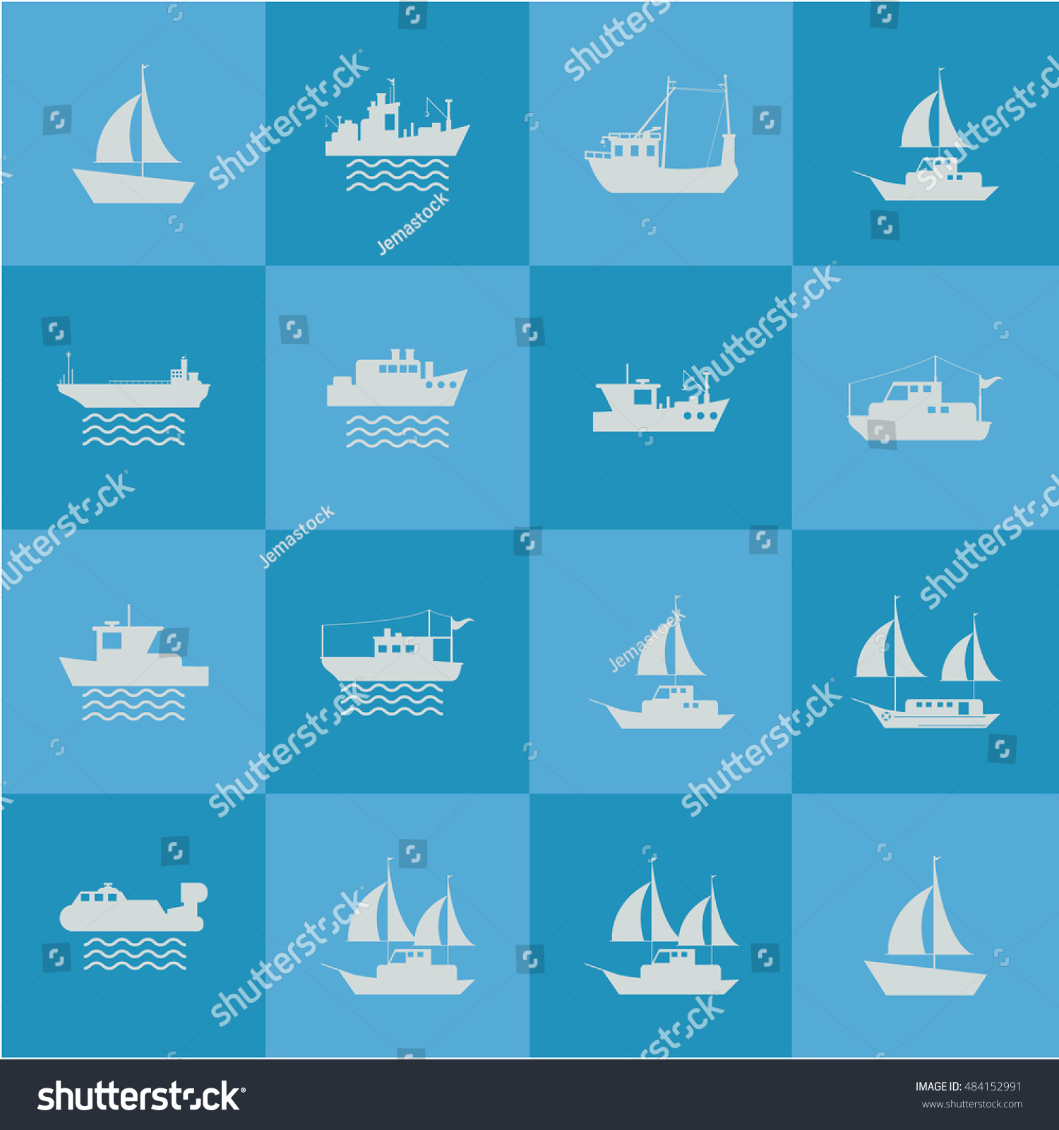 Ship Boat Emblem Image Stock Vector (Royalty Free) 484152991