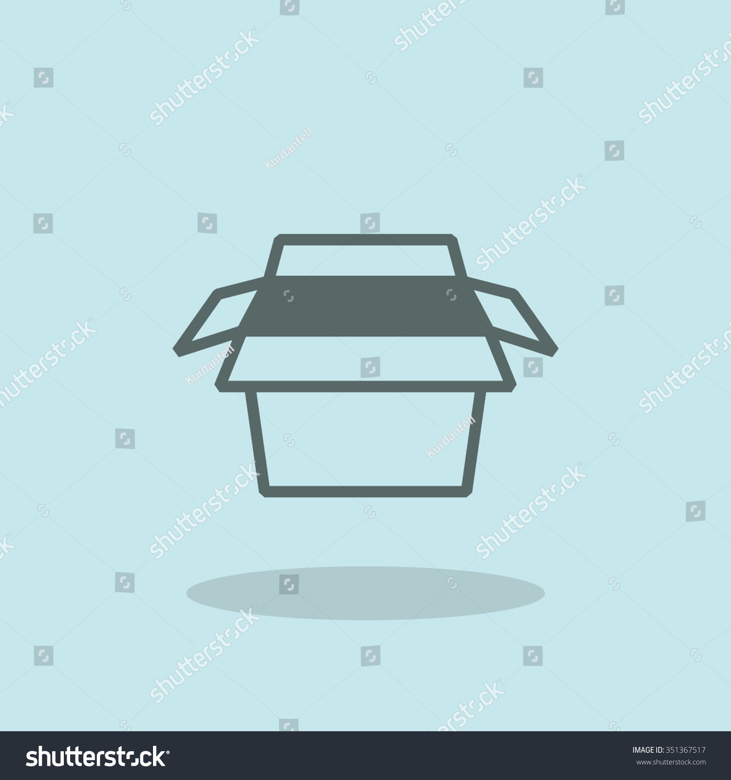 Shipping Pictogram Stock Vector (Royalty Free) 351367517 | Shutterstock