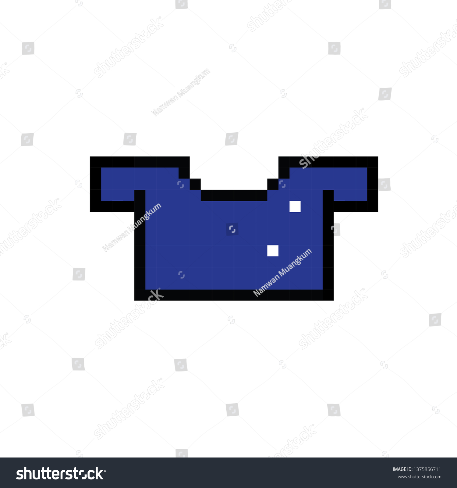 Shirt Pixel Art Stock Vector (Royalty Free) 1375856711 | Shutterstock