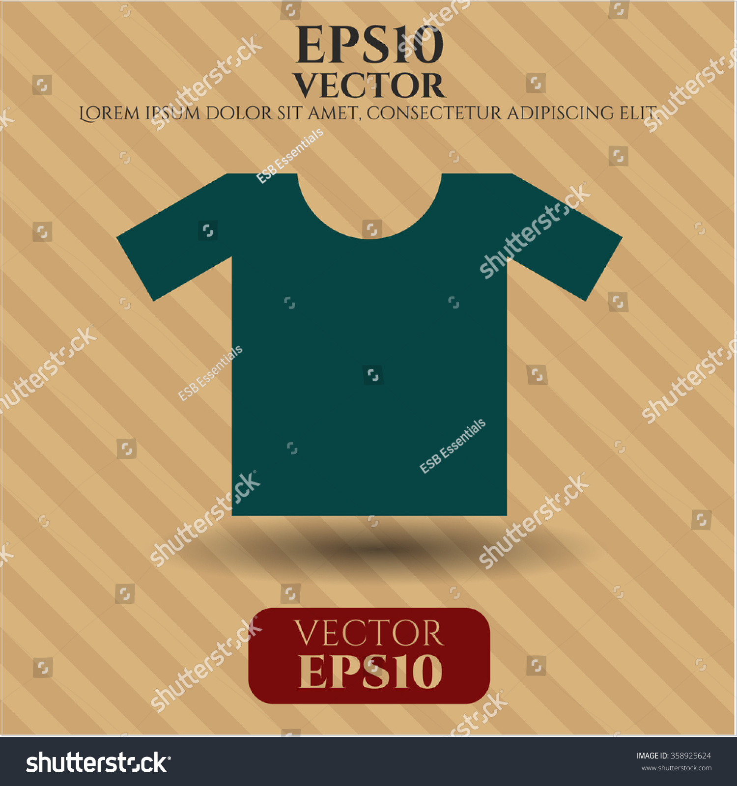 Shirt Vector Symbol Stock Vector (Royalty Free) 358925624 | Shutterstock
