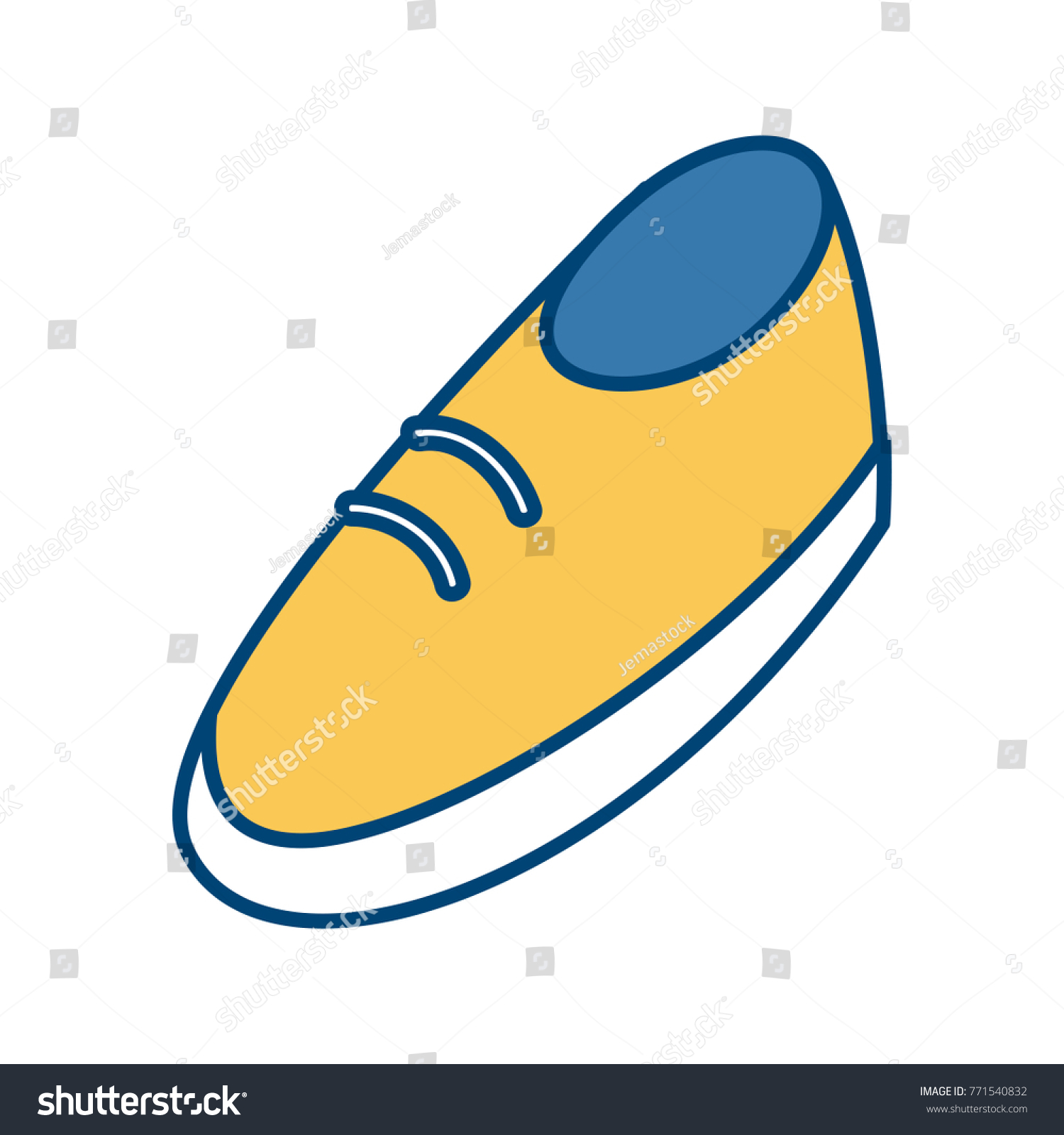 Shoe Cartoon Isolated Stock Vector (Royalty Free) 771540832 | Shutterstock