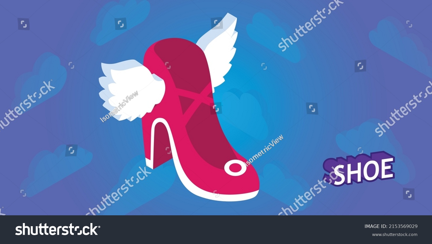 Shoe Isometric Design Icon Vector Web Stock Vector (Royalty Free ... Shoe Isometric Design Icon Vector Web Stock Vector (Royalty Free ...