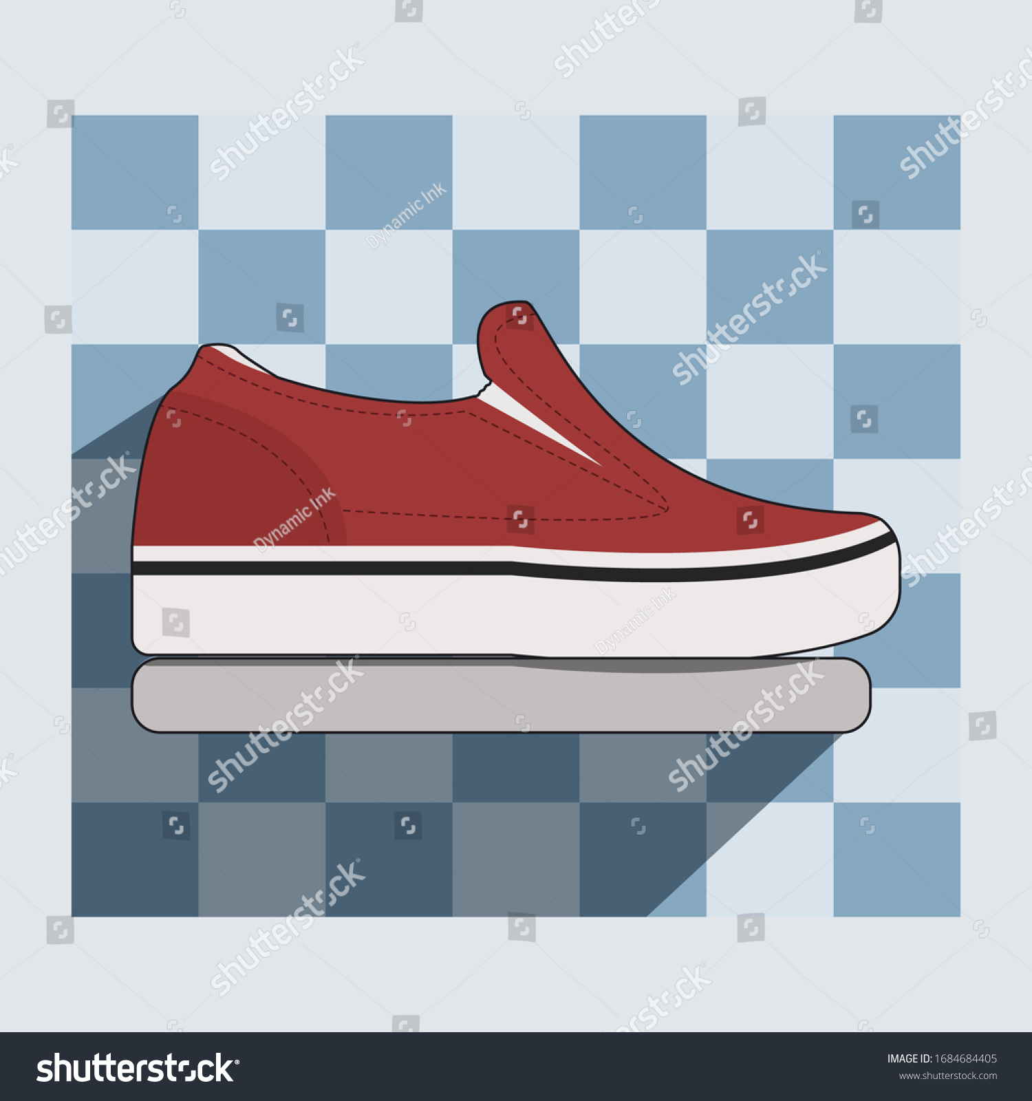 Shoe Man Display Vector Illustration Stock Vector (Royalty Free ...