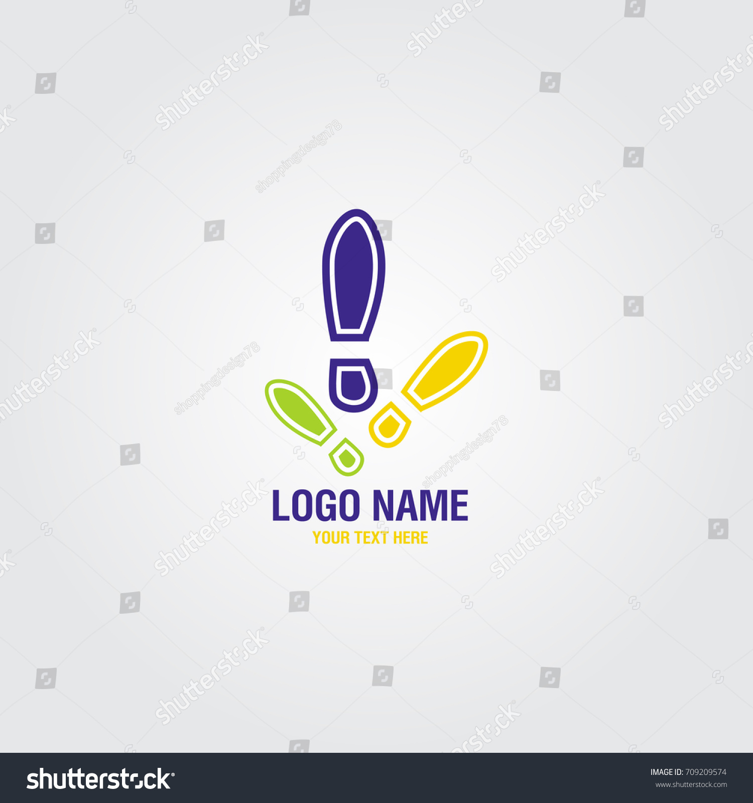 Shoe Sole Logo Stock Vector (Royalty Free) 709209574 | Shutterstock