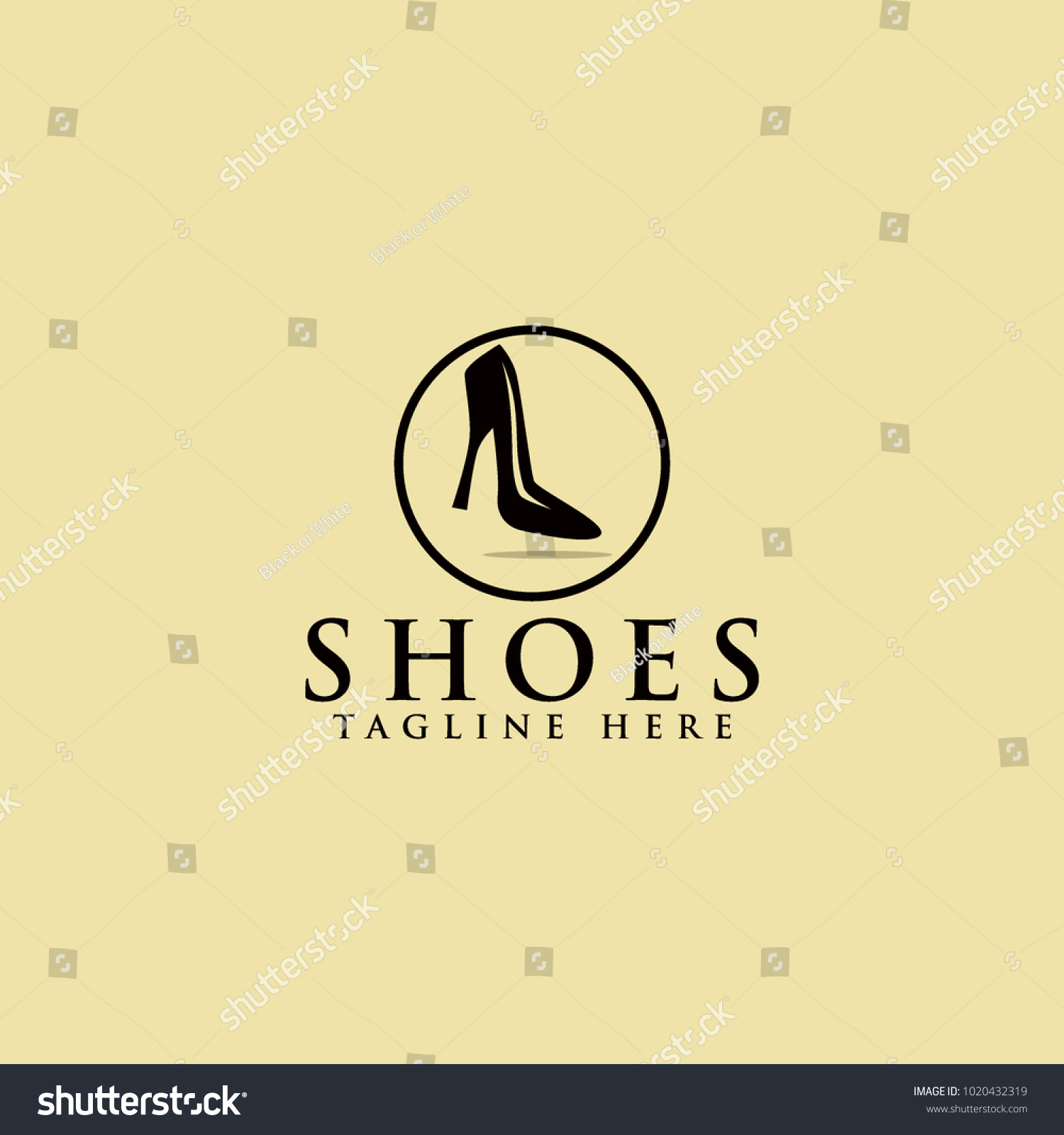 Shoes Logo Vector: เวกเตอร์สต็อก (ปลอดค่าลิขสิทธิ์) 1020432319 ...