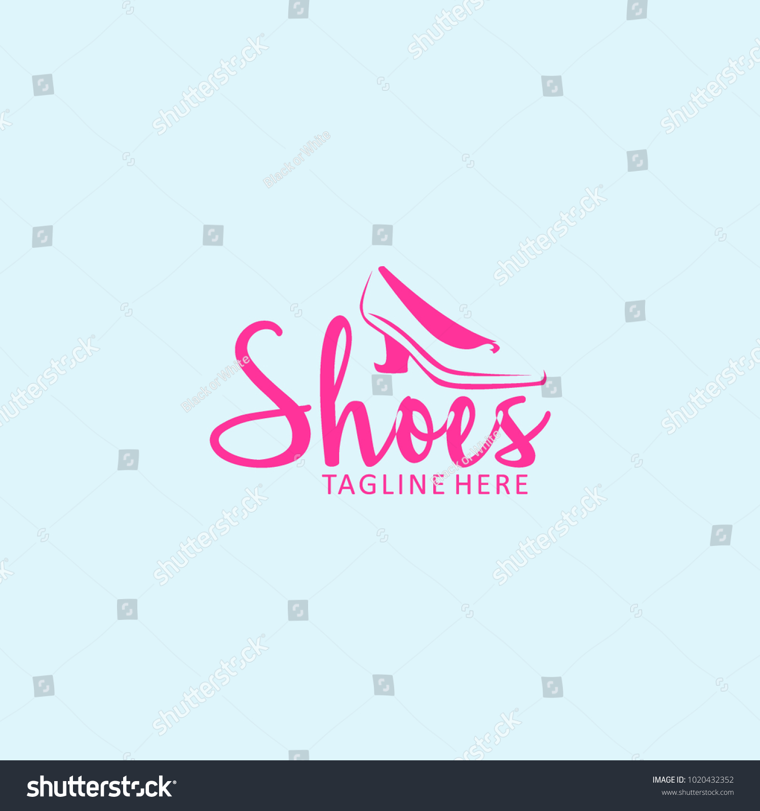 Shoes Logo Vector Stock Vector (Royalty Free) 1020432352 | Shutterstock