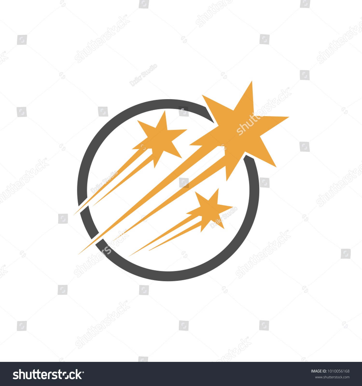 1,461 Shooting star badge Stock Illustrations, Images & Vectors ...