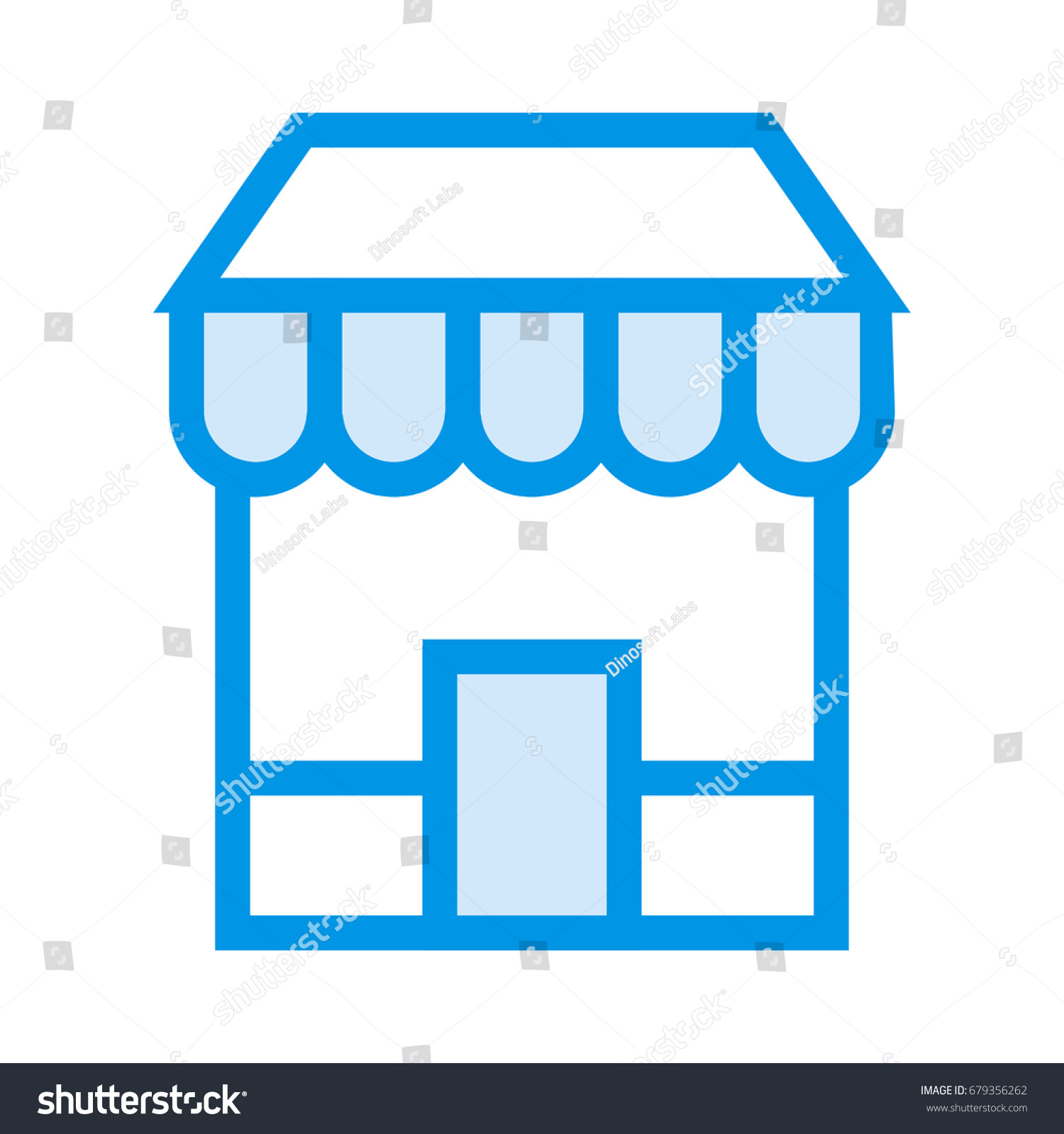 Shop Front Icon Stock Vector (Royalty Free) 679356262