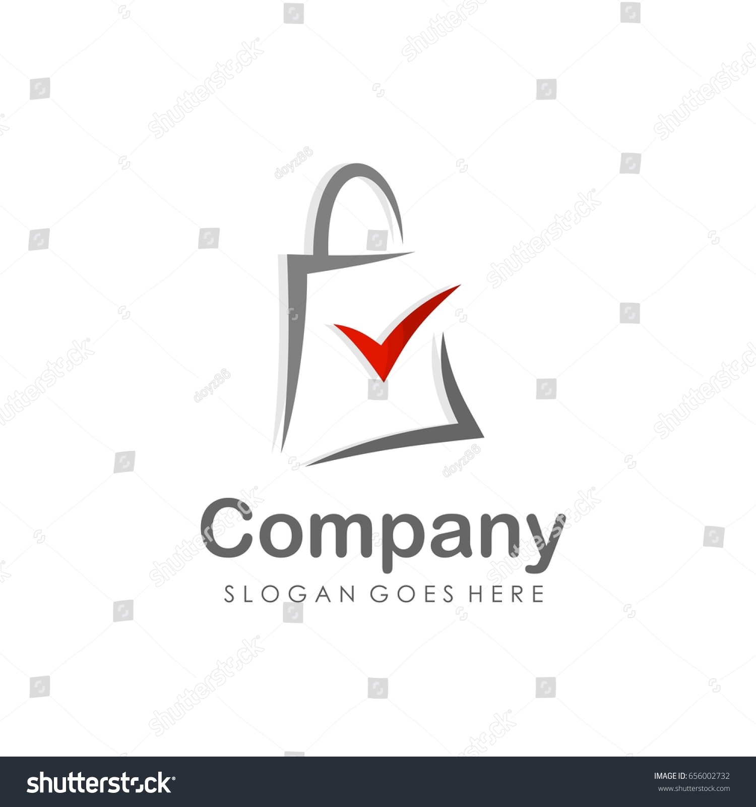 Shop Logo Design Vector Stock Vector (Royalty Free) 656002732