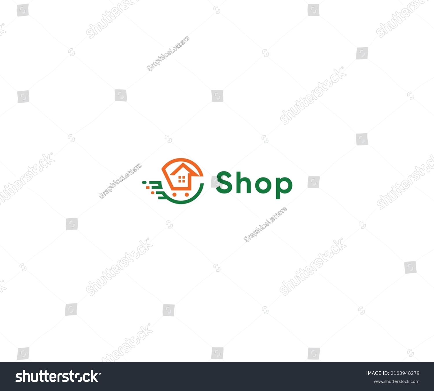 Shop Logo Design Vector Template Stock Vector (Royalty Free) 2163948279 ...
