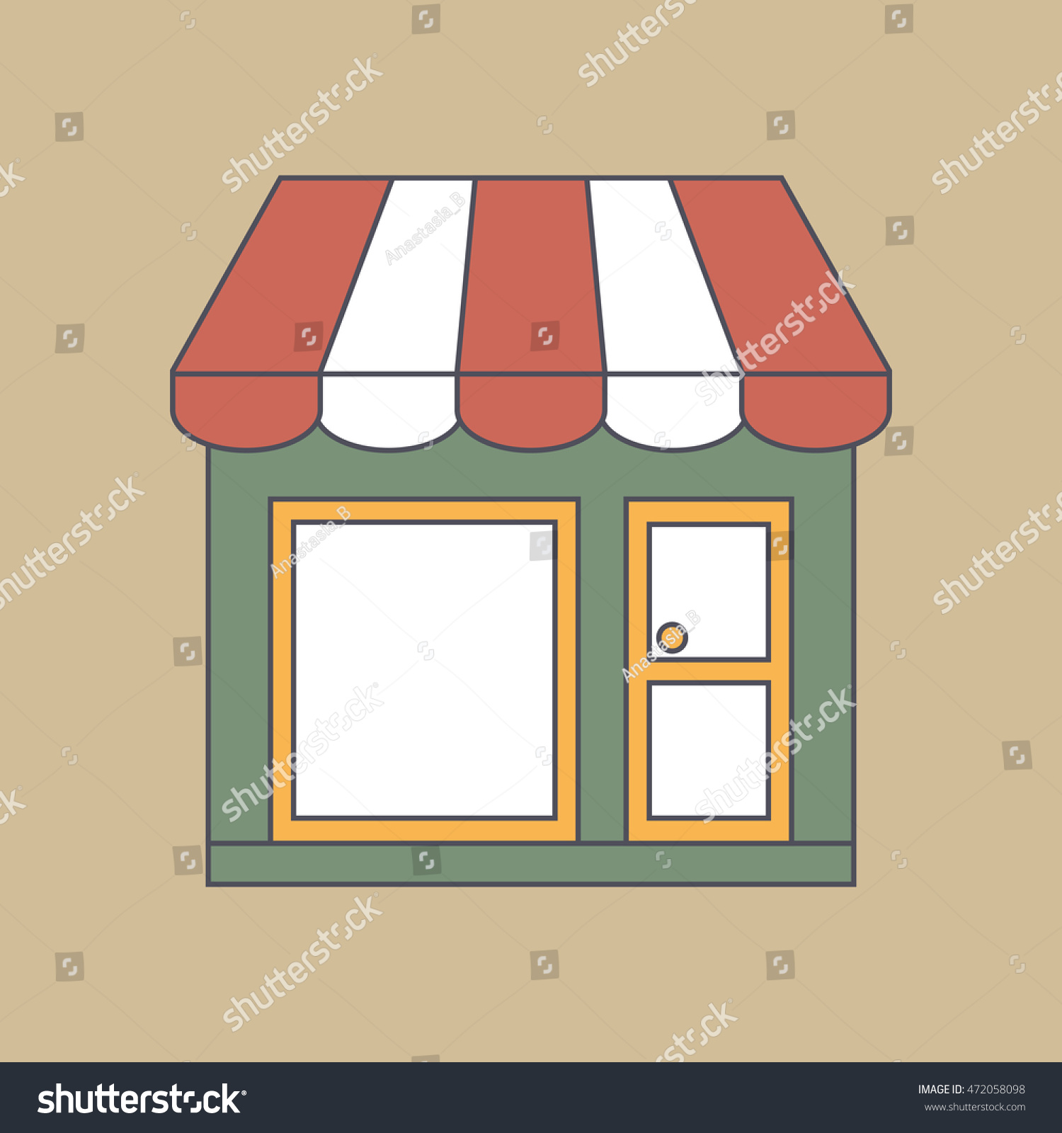 Shop Sign Vector Illustration Stock Vector (Royalty Free) 472058098 ...