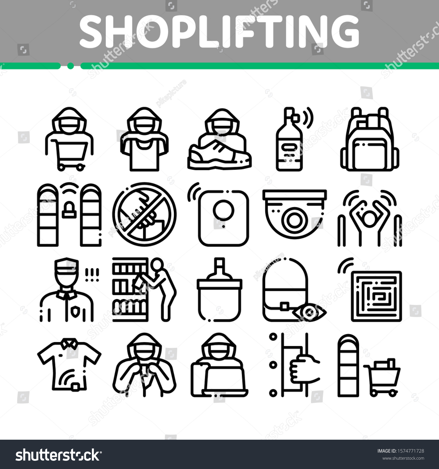 459 Shoplifting icon Images, Stock Photos & Vectors | Shutterstock