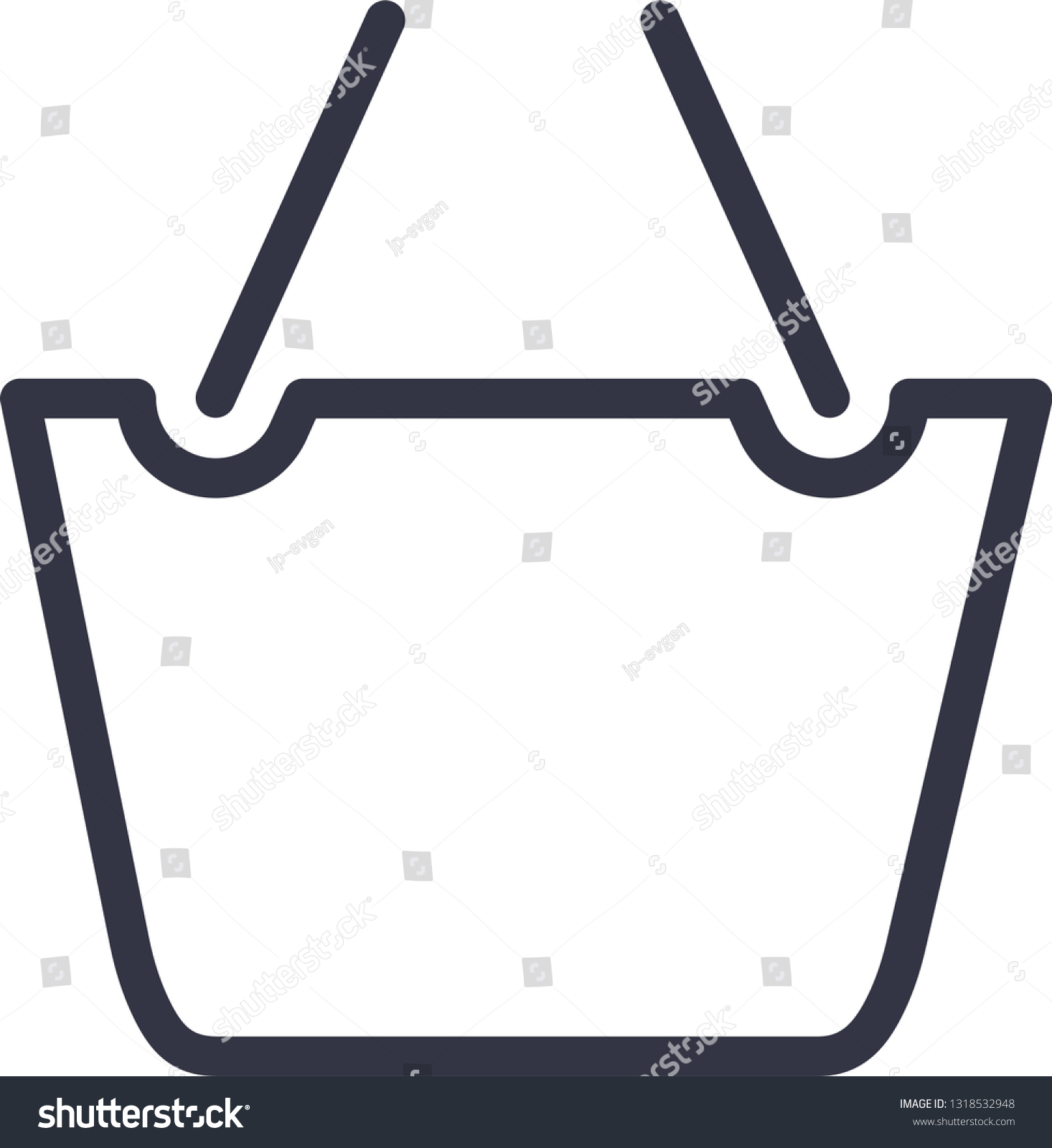 Shopping Basket Vector Graphics Stock Vector (Royalty Free) 1318532948 ...