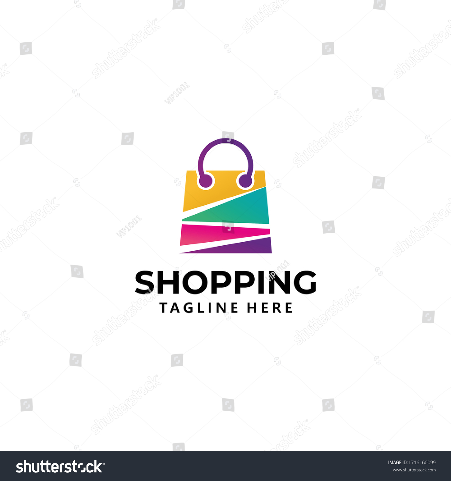 Shopping Logo Icon Vector Isolated 库存矢量图（免版税）1716160099 | Shutterstock