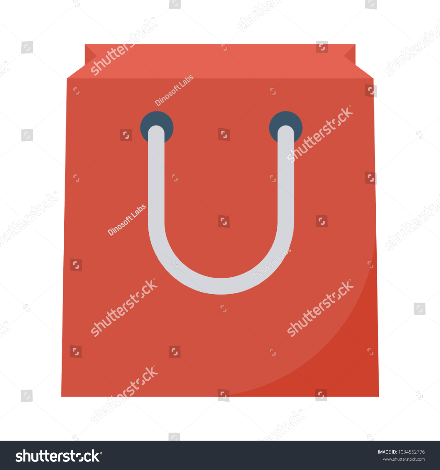 Shopping Packet Bag Stock Vector (Royalty Free) 1034552776