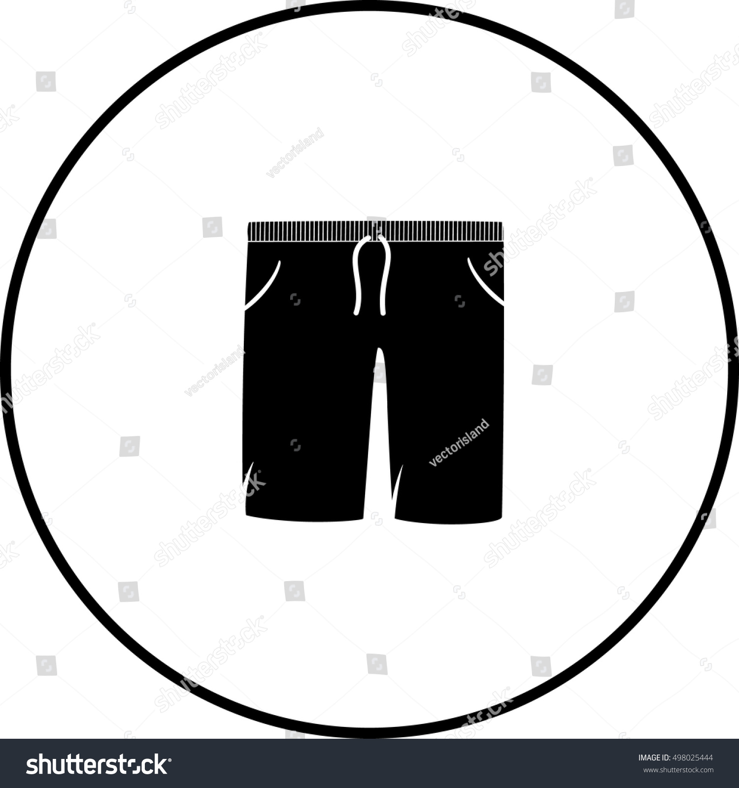 Shorts Symbol Stock Vector (Royalty Free) 498025444