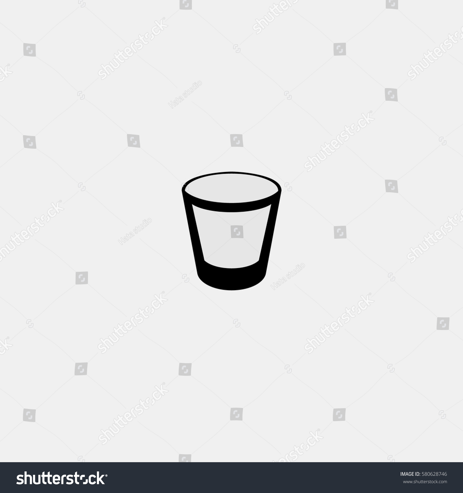 Shot Glass Icon Vector Stock Vector 580628746 - Shutterstock