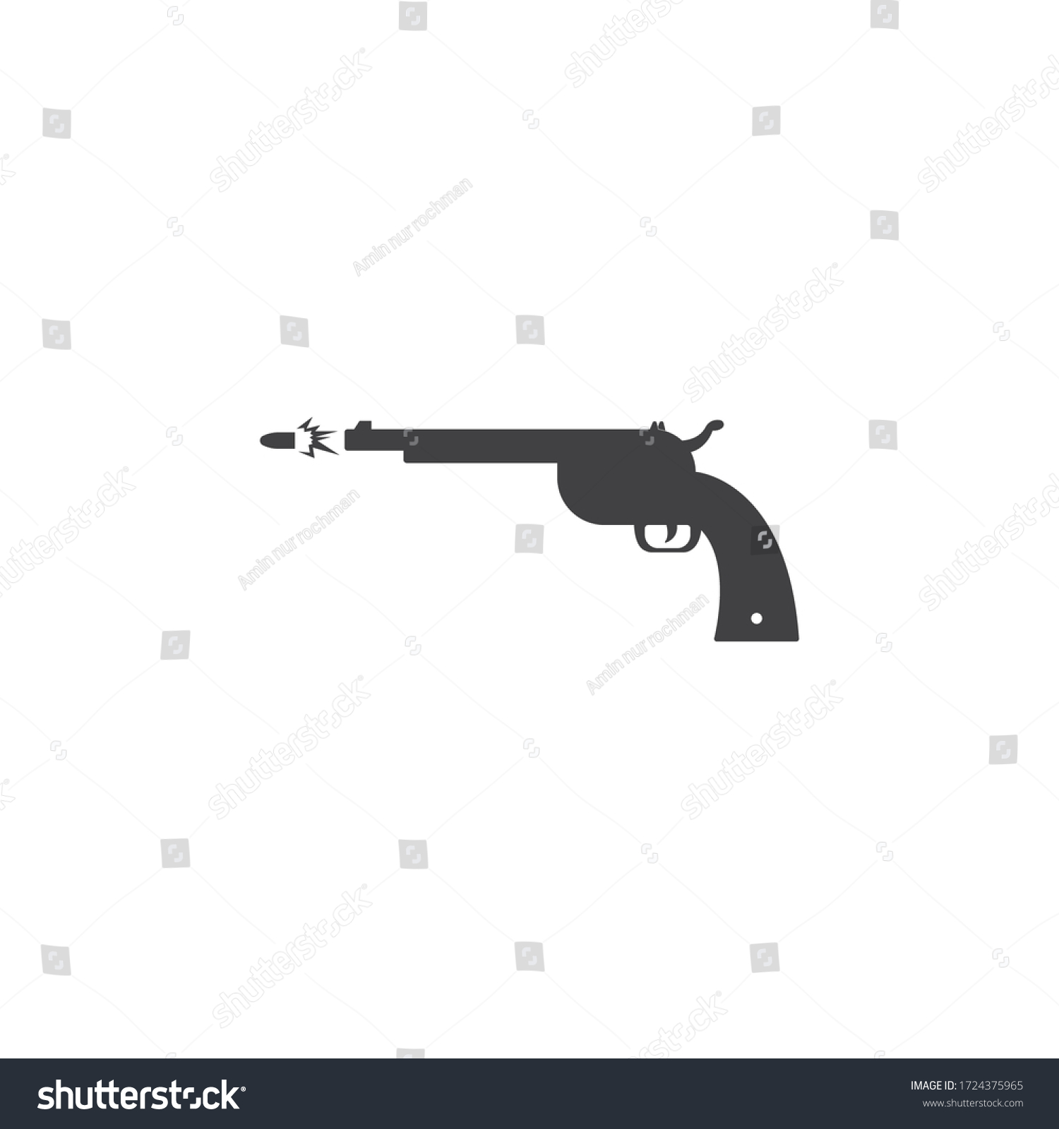 Shotgun Logo Vector Illustration Template Stock Vector (Royalty Free ...