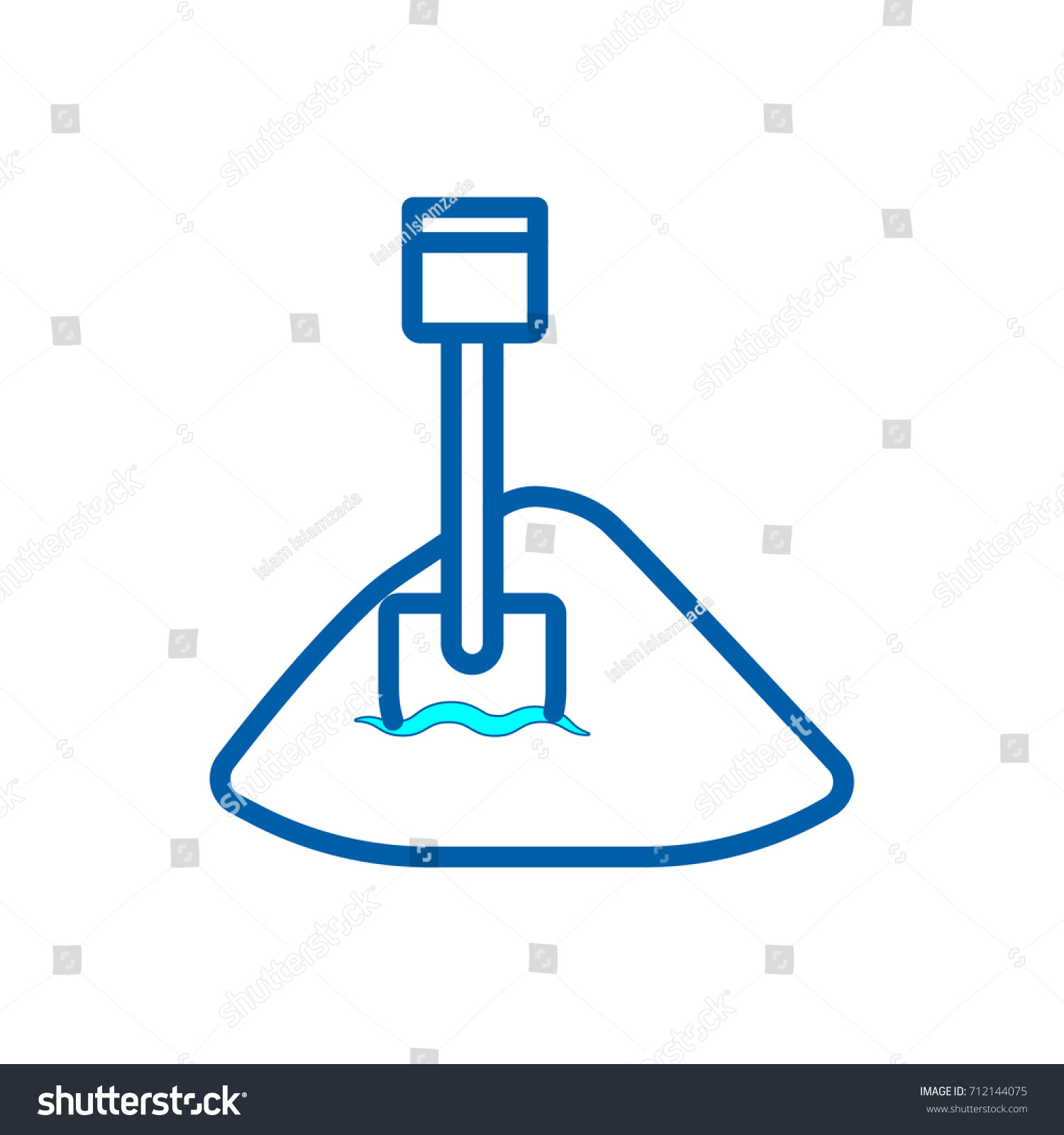 Shovel Stock Vector (Royalty Free) 712144075 | Shutterstock