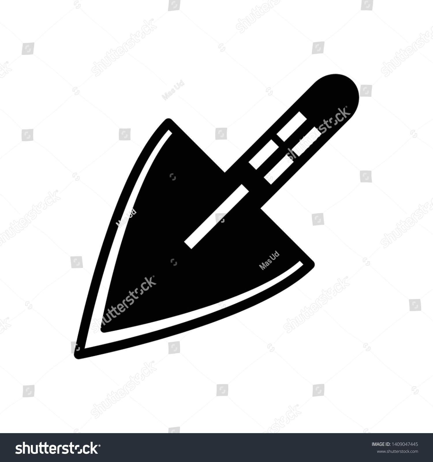 Shovel Icons Vector Design Template Stock Vector (Royalty Free ...