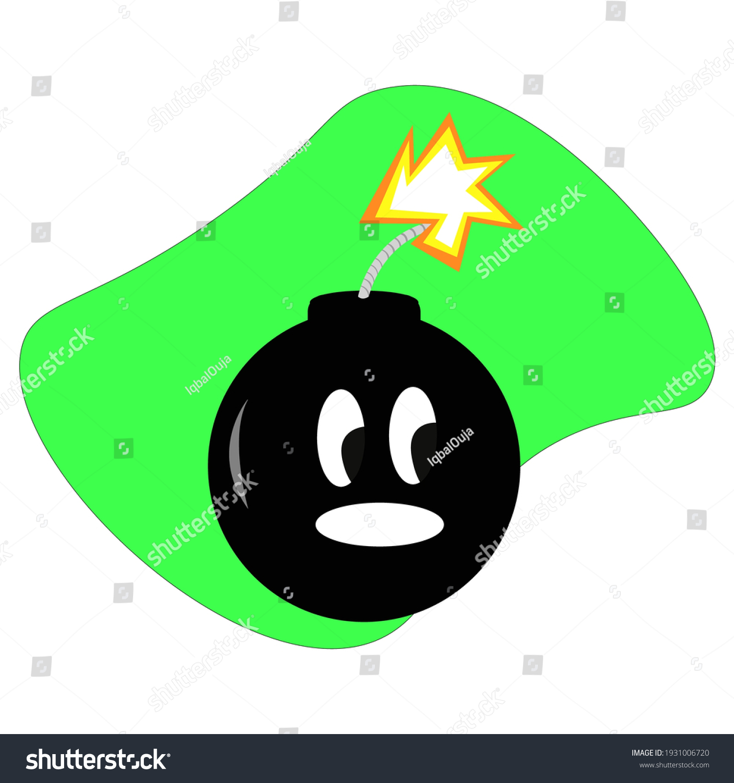 Shrapnel Cartoon Vector Doodle Vector Stock Vector (Royalty Free ...
