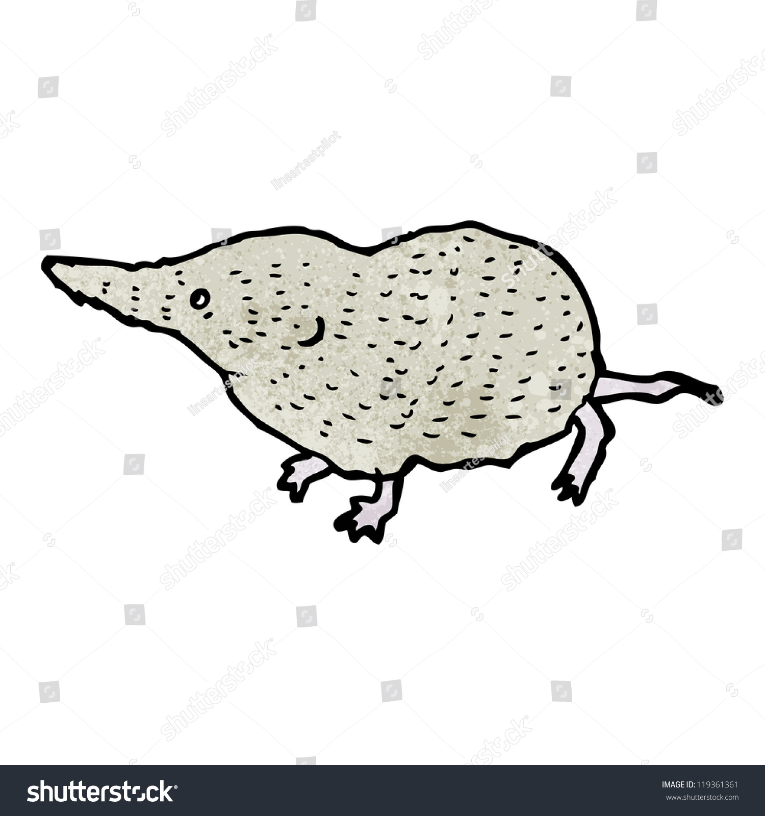 Shrew Illustration Stock Vector (Royalty Free) 119361361 | Shutterstock